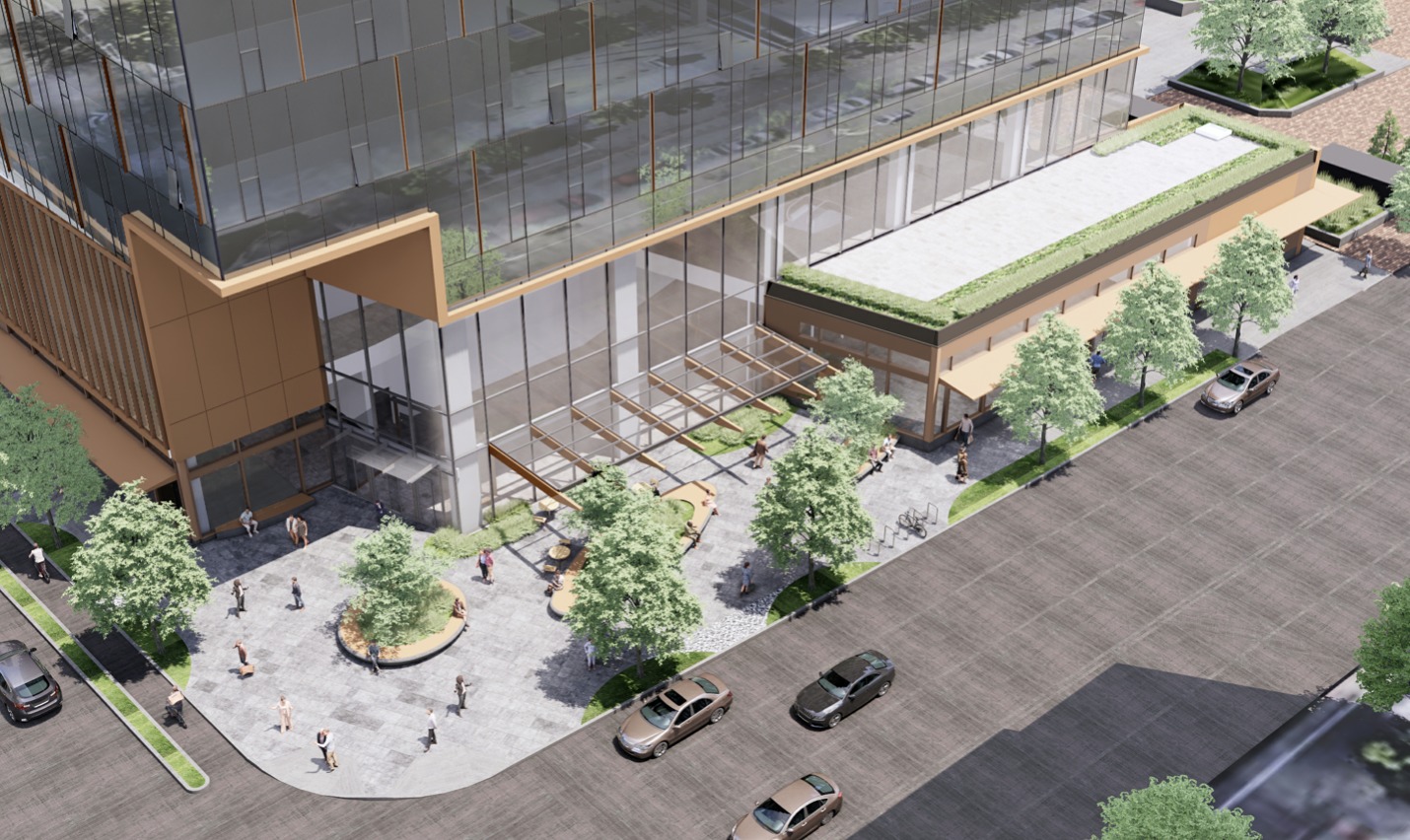 18-Story Mixed-Use Development in Bellevue Submitted for Design Review ...