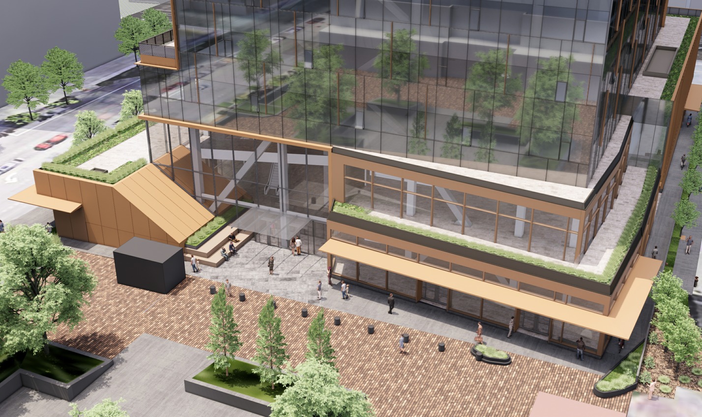 18-Story Mixed-Use Development in Bellevue Submitted for Design Review ...