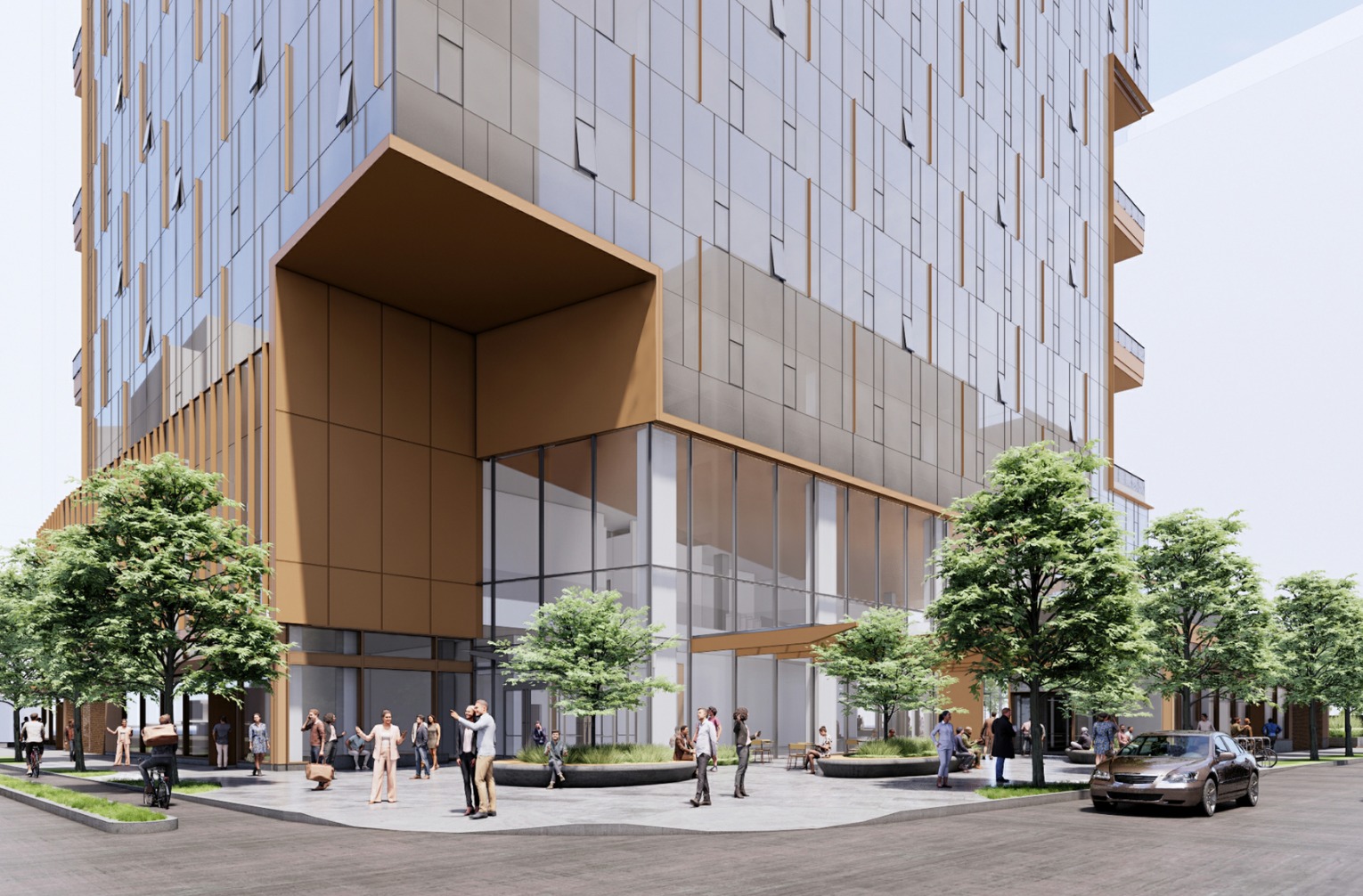 18-Story Mixed-Use Development in Bellevue Submitted for Design Review ...